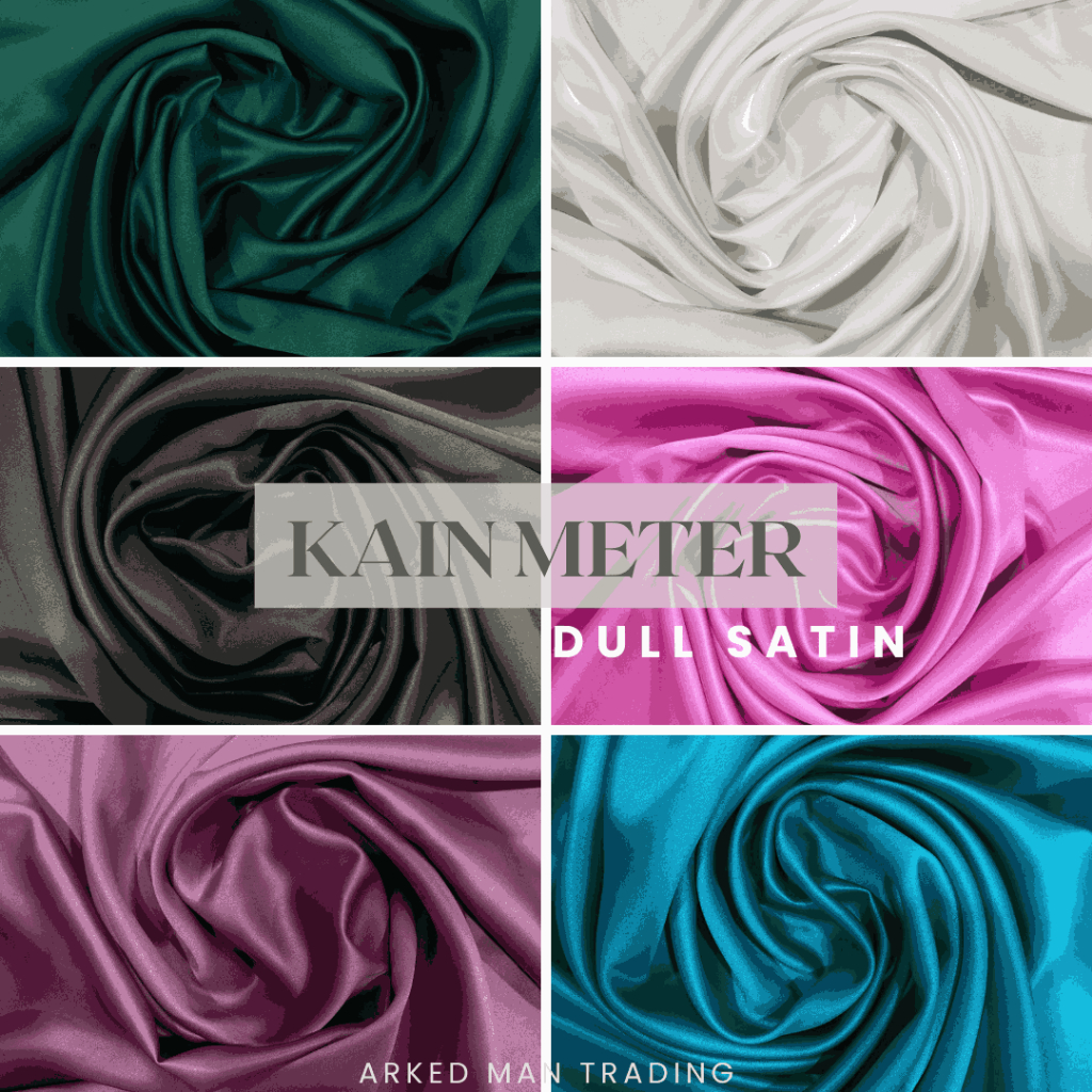 Kain Meter Dull Satin / Bidang 45" | Shopee Malaysia