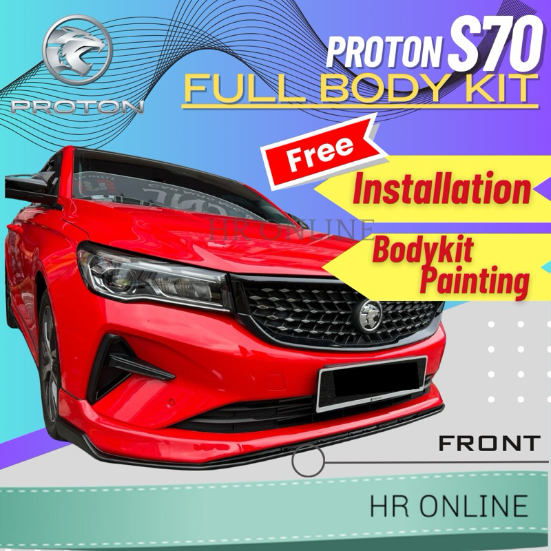 🔺Free Installation 🔥BARU PROTON S70 2023-2024 🔥BODYKIT FULL SET WITH ...