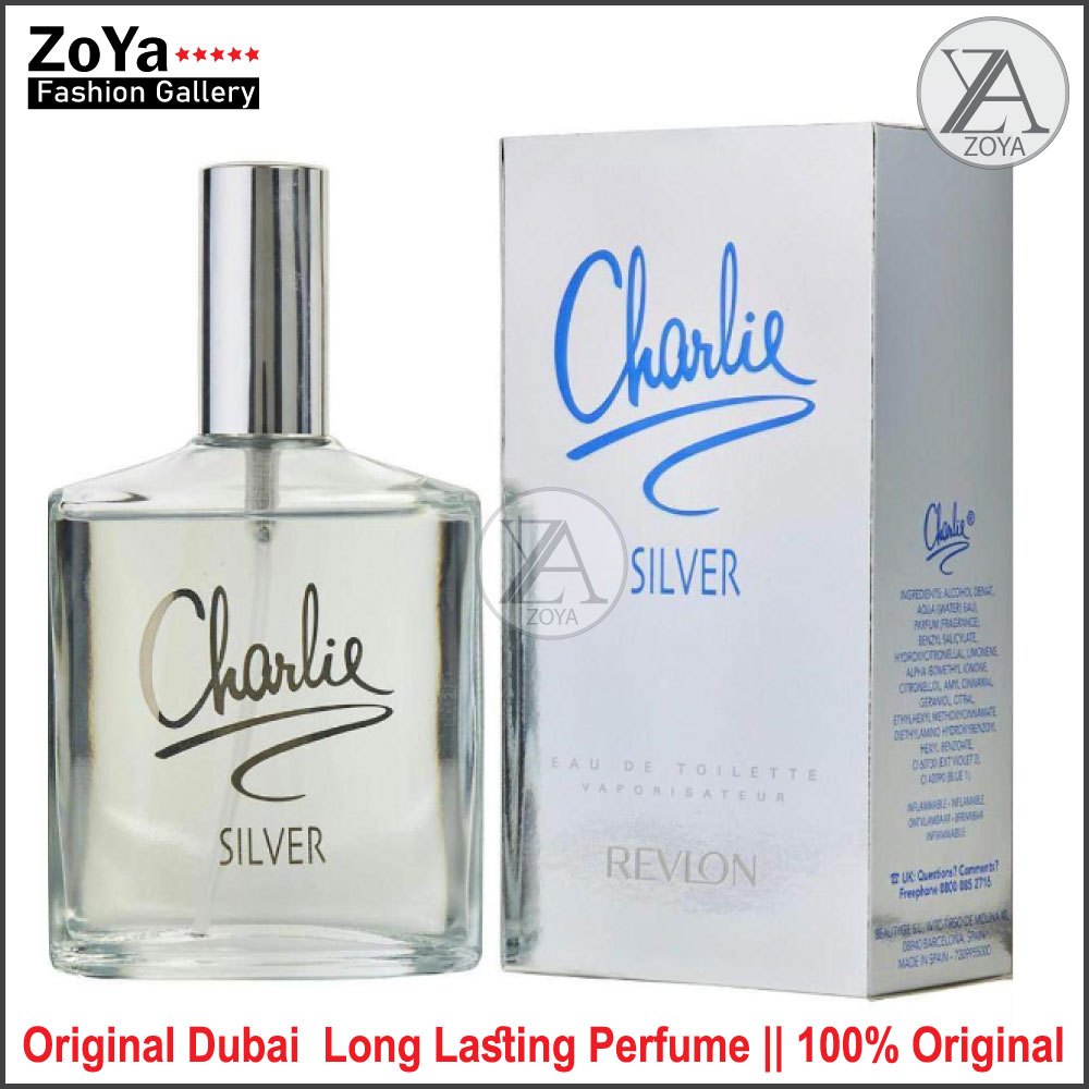 Charlie Silver Revlon Eau De Toilette Unisex Perfume 100ml [Ready Stock ...