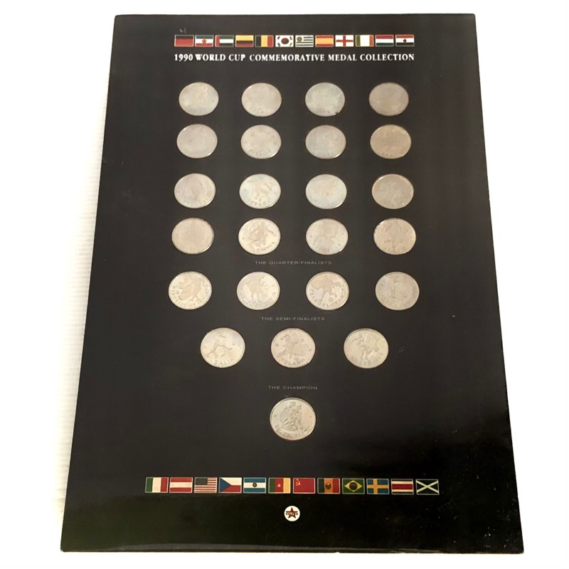 Vintage Caltex 1990 World Cup Commemorative Medal Collection | Shopee ...