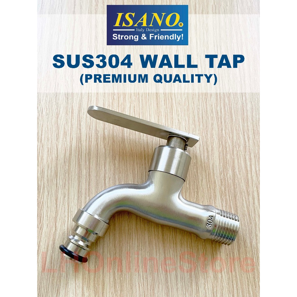 Isano-Stainless Steel 304 Wall Tap/ Kepala Paip Baik (Premium Quality ...