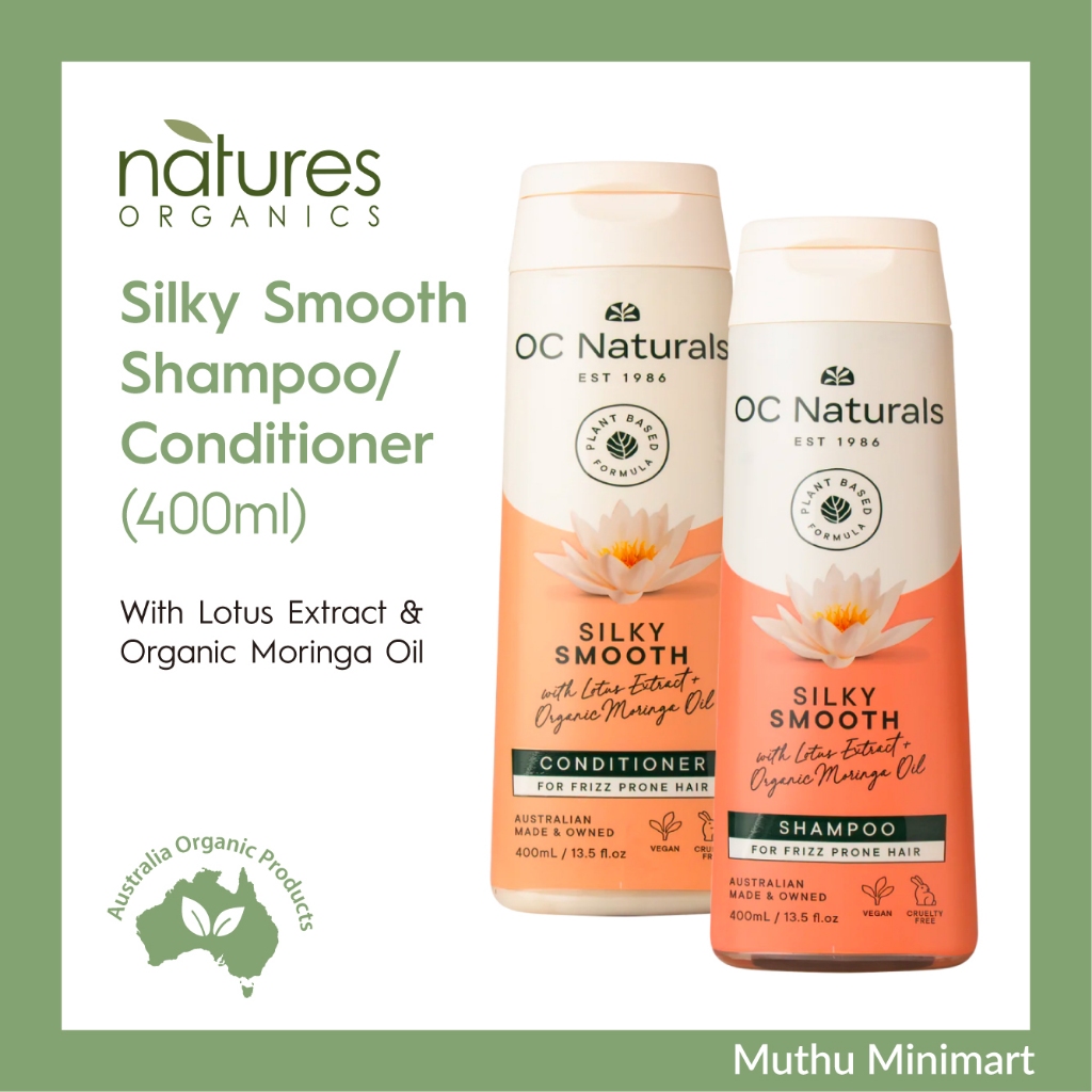 Organic Care | Silky Smooth Organic Hair Shampoo Hair Conditioner Frizz ...