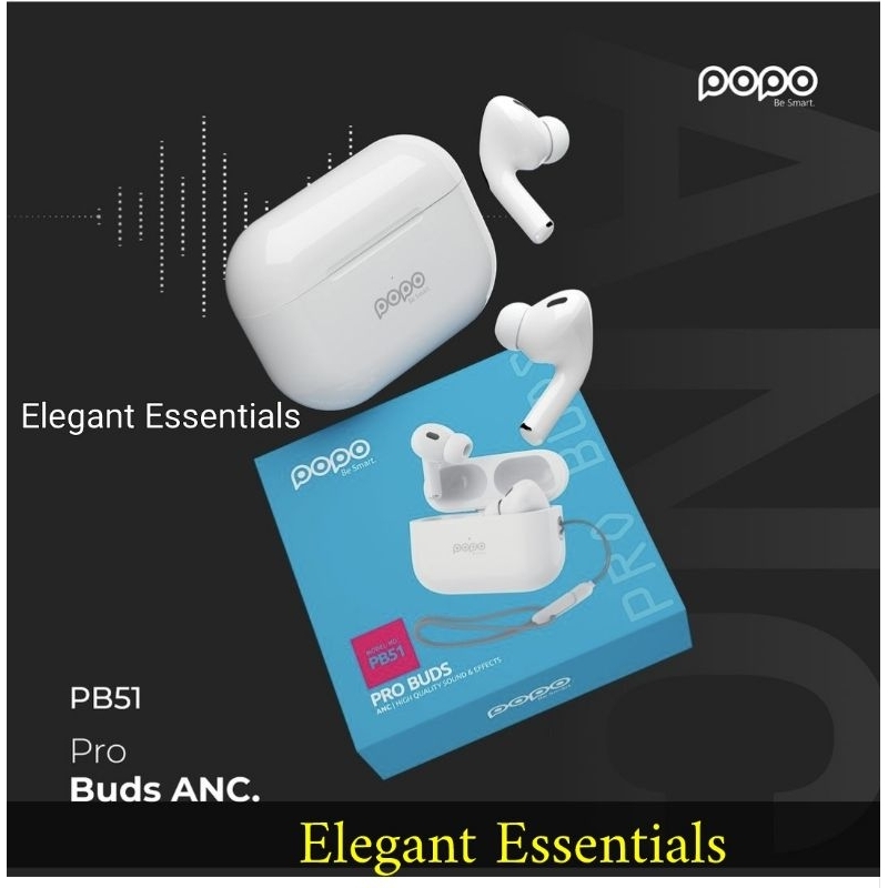 Popo Smart Pro Buds High Quality Sound Audio Earphones Mic Bluetooth ...