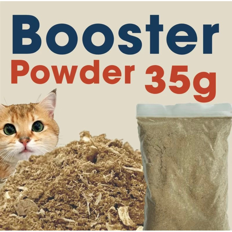Booster Gemuk Powder 35g High Protein Mix With Kibbles makanankucing ...