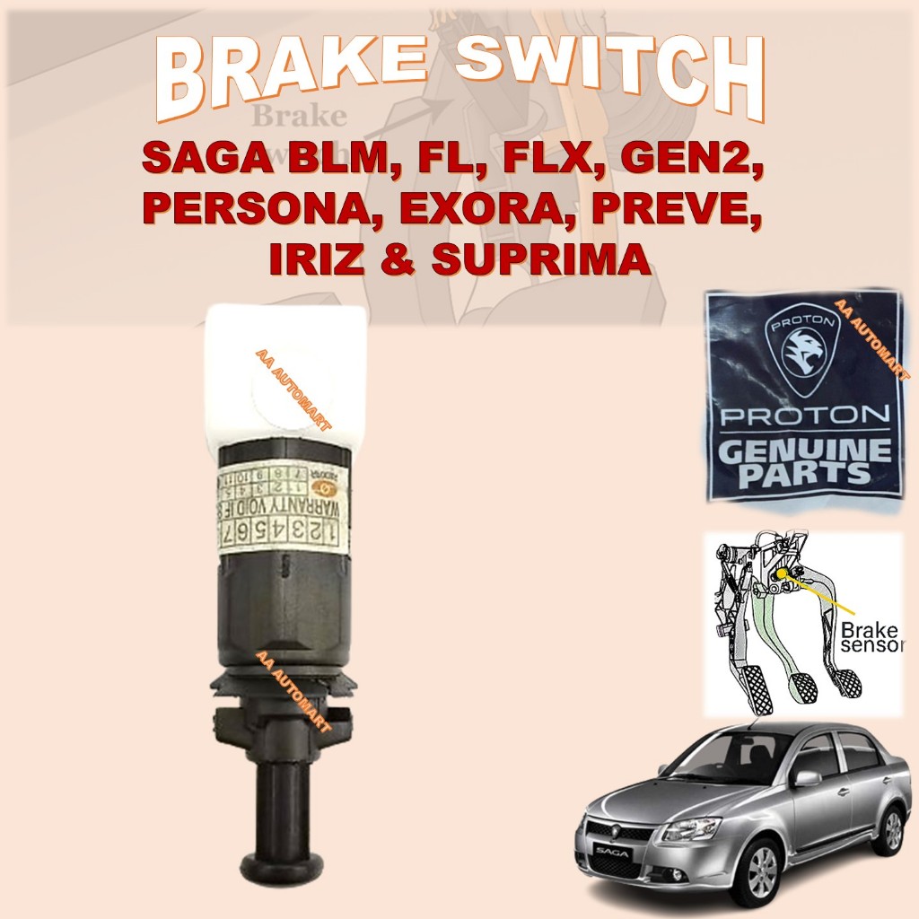 ORIGINAL PROTON GENUINE SAGA BLM, FL, FLX, GEN2, PERSONA, EXORA, PREVE, IRIZ & SUPRIMA S SWITCH ...