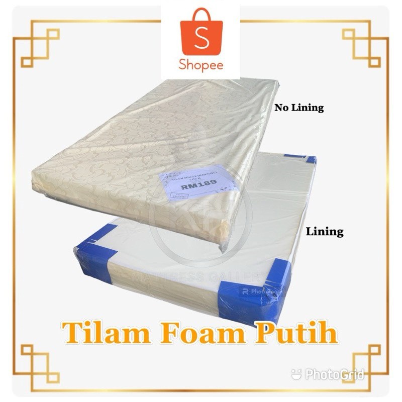 TILAM SINGLE FOAM (TIADA JAHITAN TEPI/ NO SIDE LINING) | Shopee Malaysia