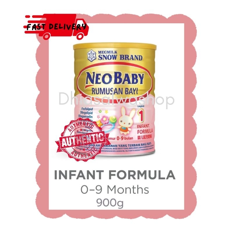 SNOW BRAND NEO BABY LANGKAH 1 - 900G (SUSU FORMULA) MURAH DAN AUTHENTIC ...