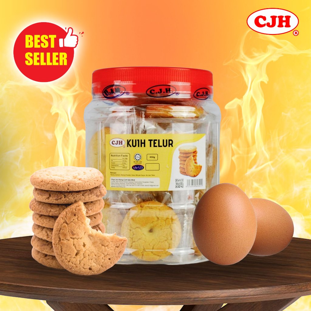 Kuih Telur Rangup CJH Individual Pack 400g Handmade [HALAL] [MeSTI ...