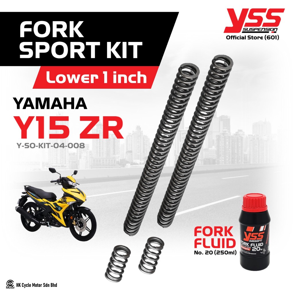 Y15ZR YSS Front shock absorber lower kit (FORK SPORT KIT) for model ...