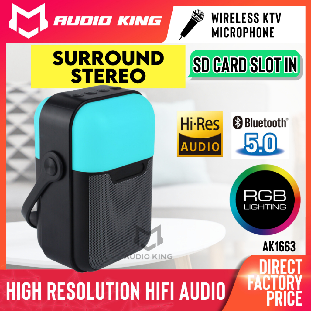Portable Mini Party Outdoor Stereo Loud Speaker Bass Bluetooth ...