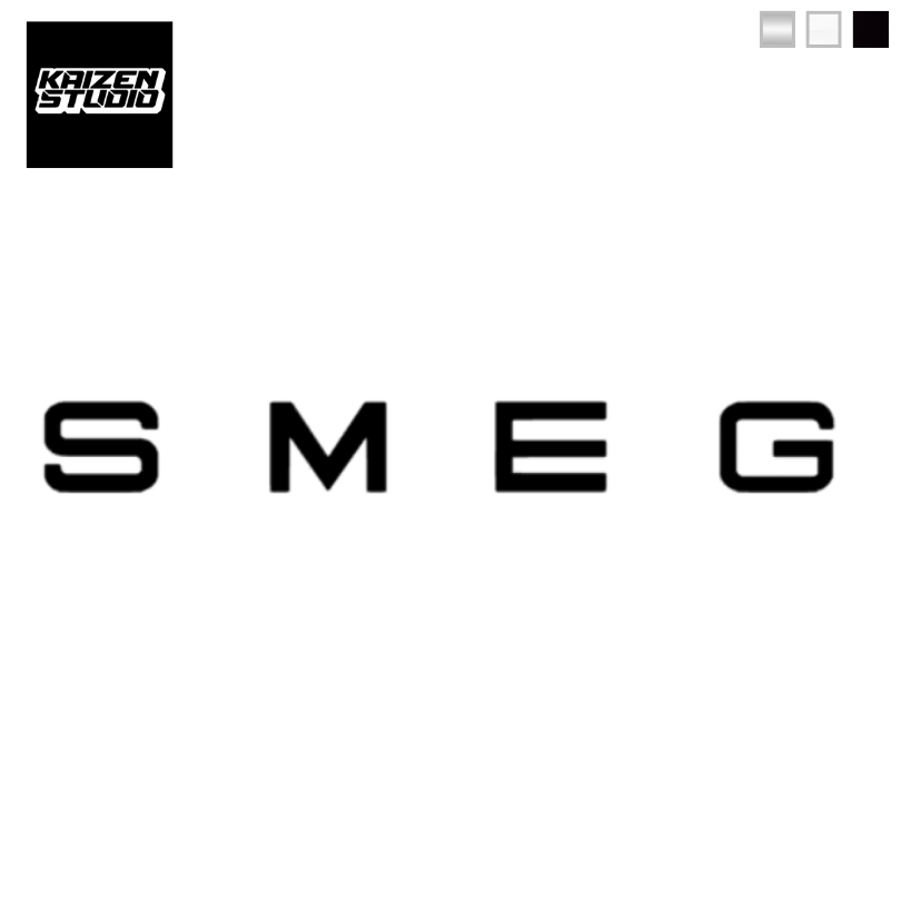 KAIZEN STUDIO SMEG Wording Brand Logo Decal Vinyl Cutting Sticker ...