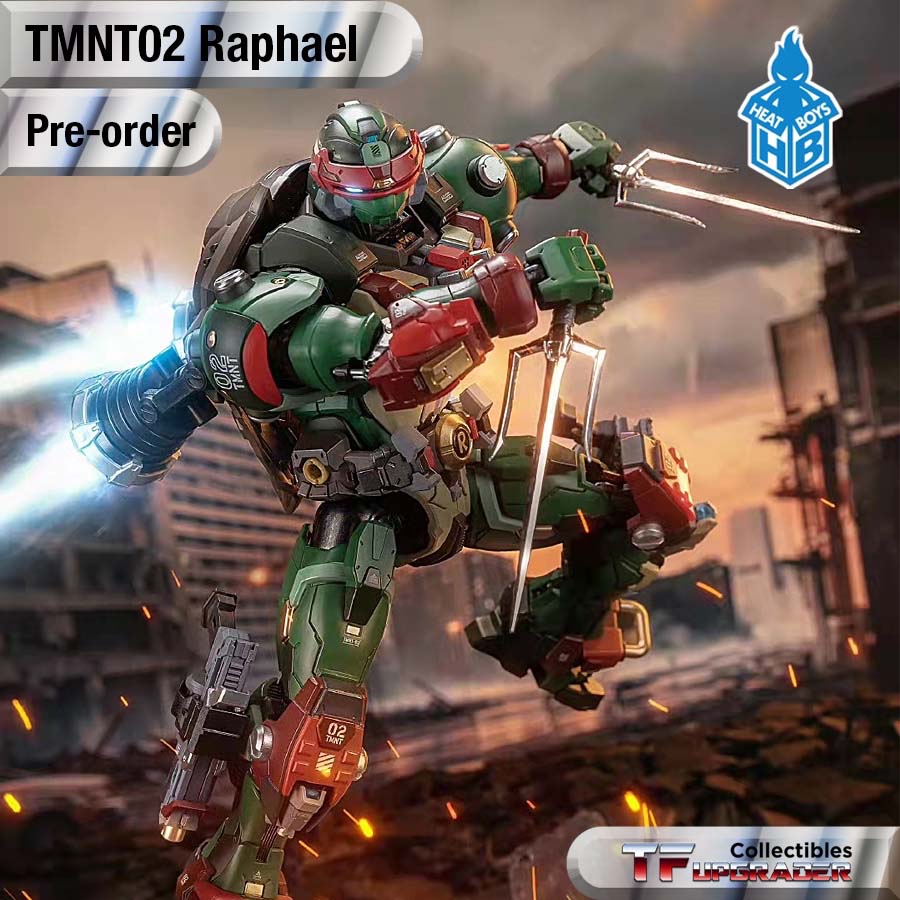 [Q2 2024] HeatBoys MECHAHEAT TMNT02 Raphael Alloy Frame Mecha | Shopee ...
