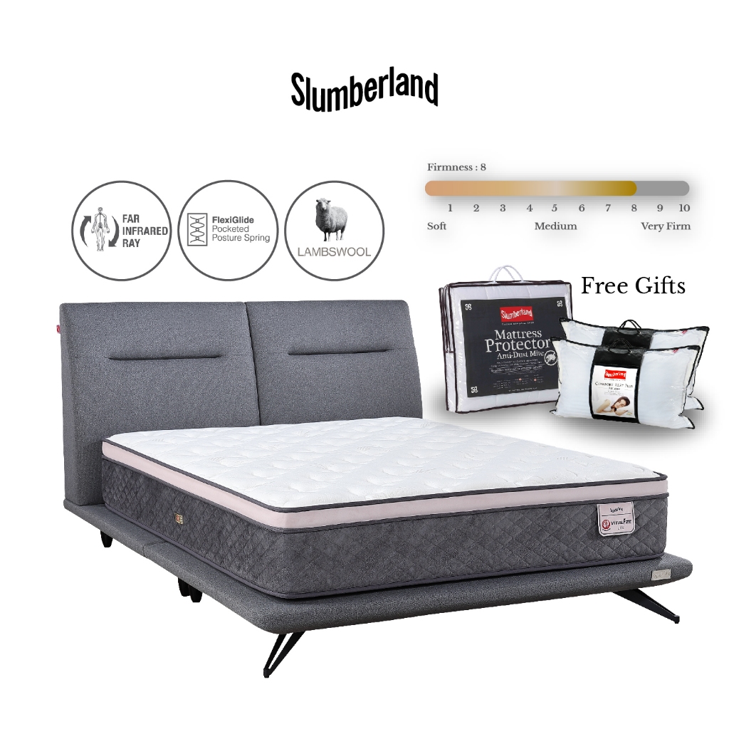 Slumberland Vitalize Lite Mattress | Far Infrared Ray | Single - King ...