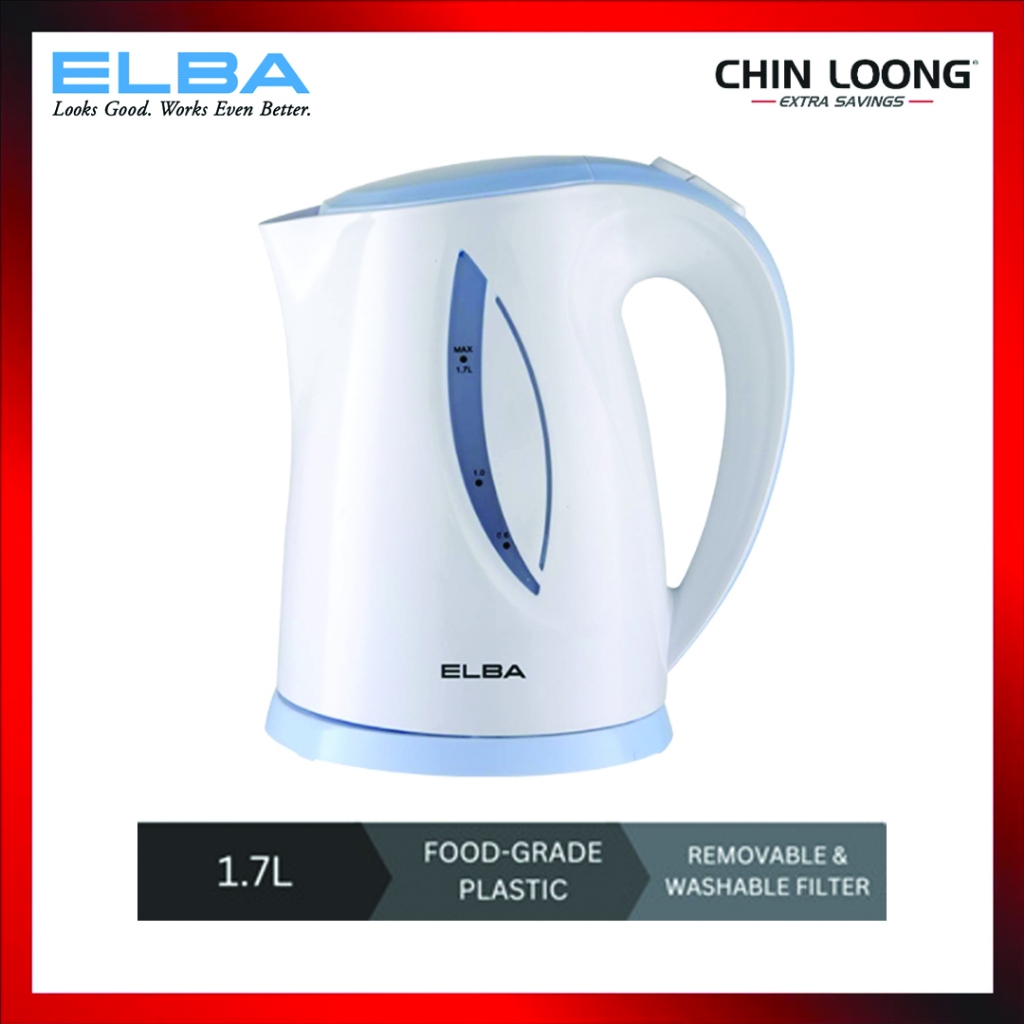 Elba Electric Jug Kettle 1.7L D1719/1702Jug Kettle | Shopee Malaysia