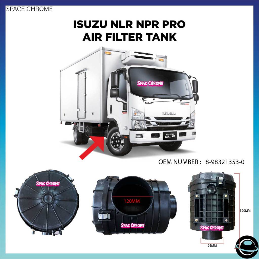 ISUZU NLR NPR PRO AIR FILTER TANK HIGH QUALITY | Shopee Malaysia