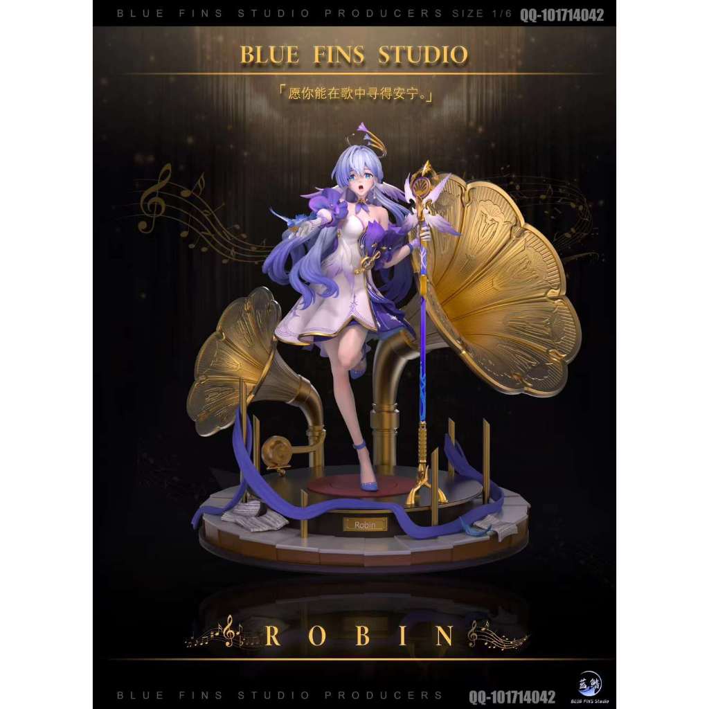 Blue Fins Studio - Robin Honkai: Star Rail Resin Statue GK Anime Figure ...