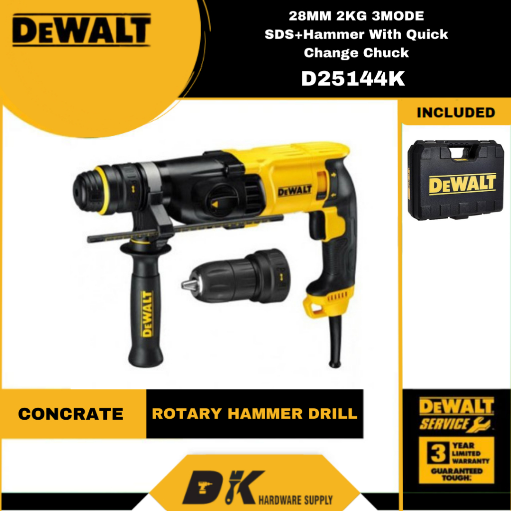 DEWALT D 25144 K ROTARY HAMMER DRILL | Shopee Malaysia