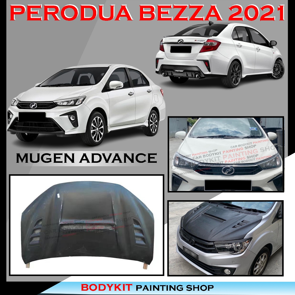 PERODUA BEZZA 2016-2022 FRONT BONET BONNET MG-ADVANCE STYLE -MATERIAL ...
