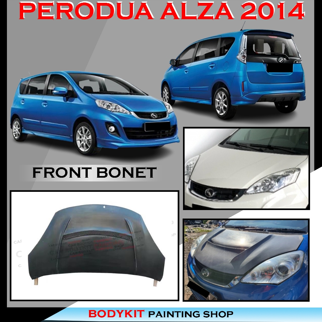 PERODUA ALZA 2008-2018 FRONT BONET BONNET ADVANCE GT STYLE -MATERIAL ...