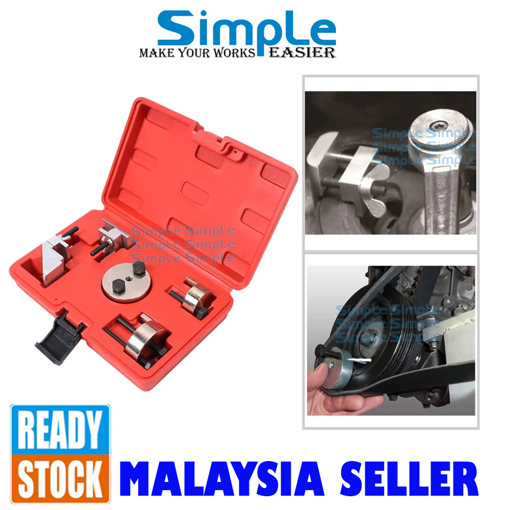 5pcs Belt Installing Tool Set Universal Auxiliary Stretch Belt Removal ...