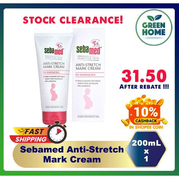 RM31.50 after rebate (Sebamed Anti-Stretch Mark Cream 200mL) | Shopee ...