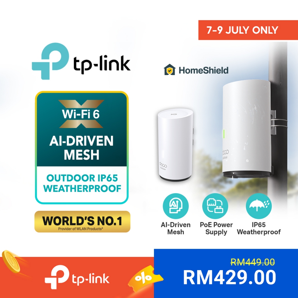 TP-Link Deco X50-Outdoor AX3000 Outdoor / Indoor Whole Home WiFi 6 Mesh ...