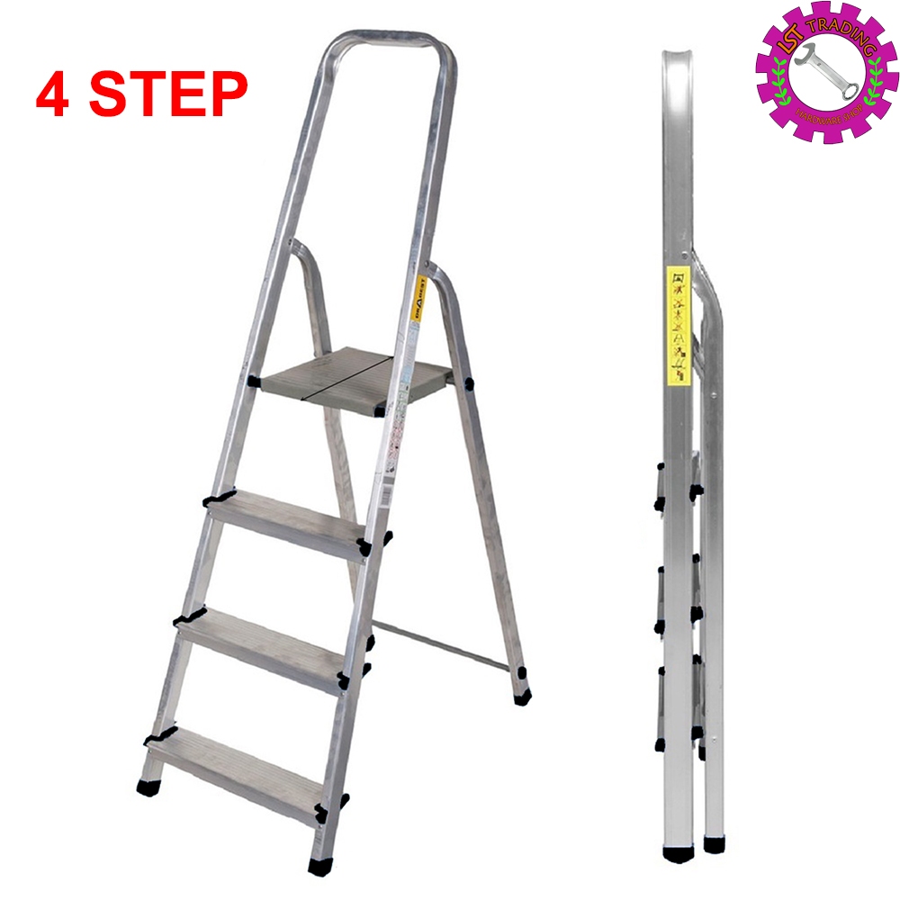 [READY STOCKS] 4 STEPS HOUSEHOLD LADDER / LADDER FOLDABLE / STAIR LIGHT ...