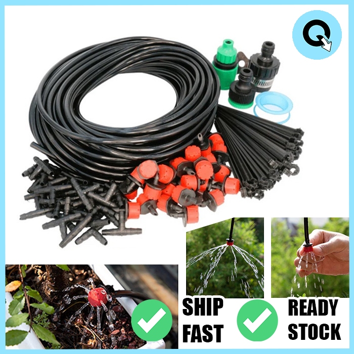 QFL DIY Micro Drip Irrigation System Garden Watering Cooling System ...