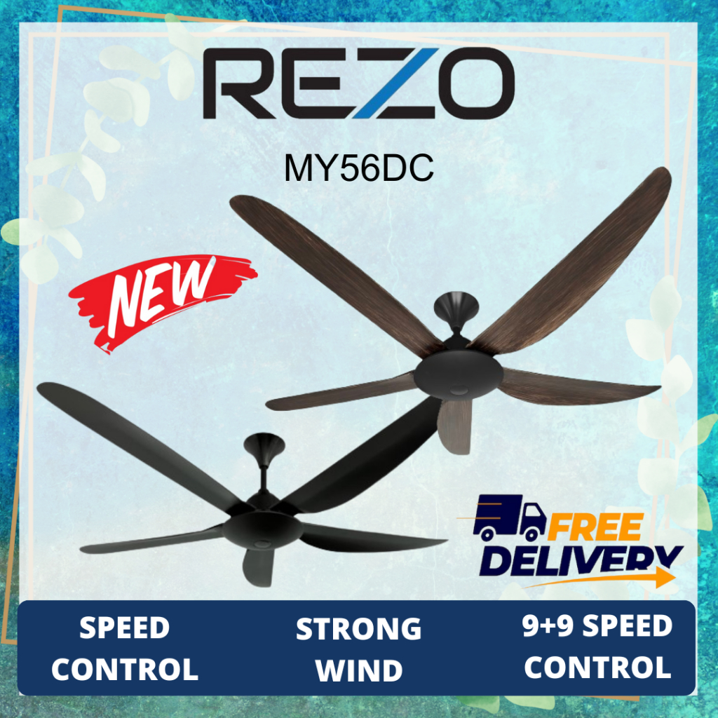 POST OUT WITHIN 24 HOUR 】 REZO VENTUS MY56DC DC motor 9 Speed Remote ...