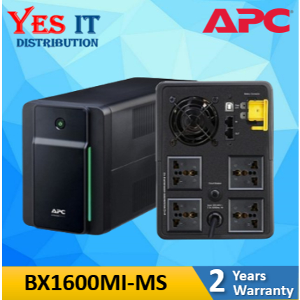 APC UPS BX1600MI-MS 1600VA, 230V BACK UPS AVR UNIVERSAL SOCKET WITH ...
