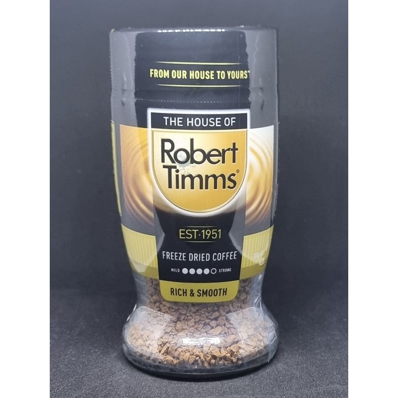 Robert Timms Premium Rich & Smooth Freeze Dried Coffee 100g | Shopee ...