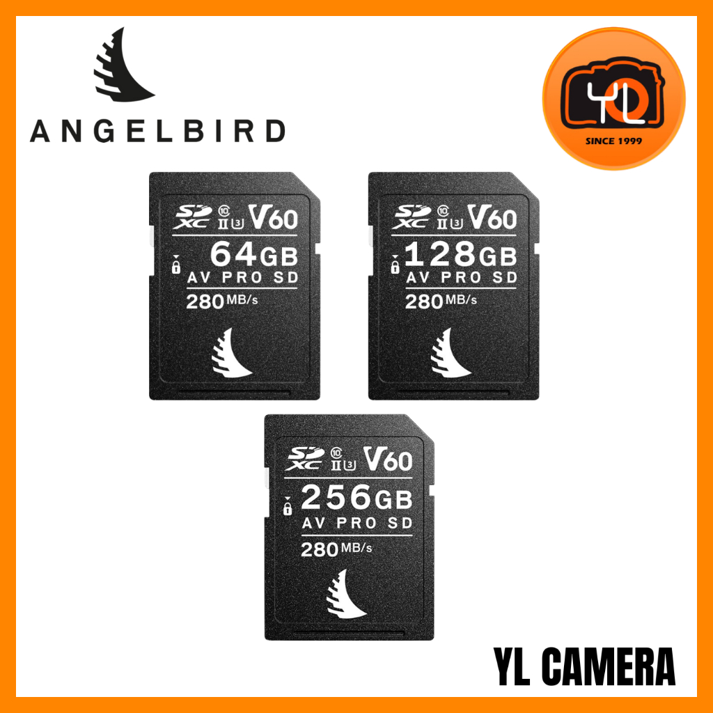 Angelbird 64GB/128GB/ 256GB/ 512GB AV Pro MK2 UHS-II SDXC Memory Card ...