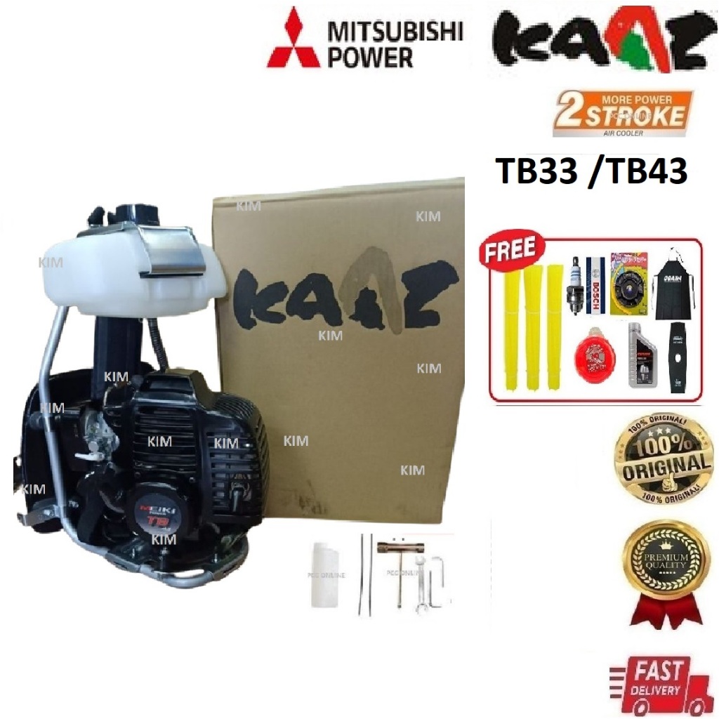 Mitsubishi KAAZ Meiki TB33 TB43 Brush Cutter Mesin Potong Rumbut 2 ...