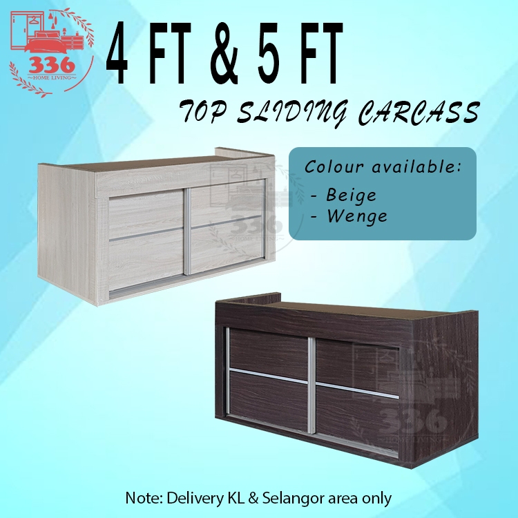 SIAP PASANG (Klang Valley Area) - 4 FT & 5FT Sliding Wardrobe Top/4 ...