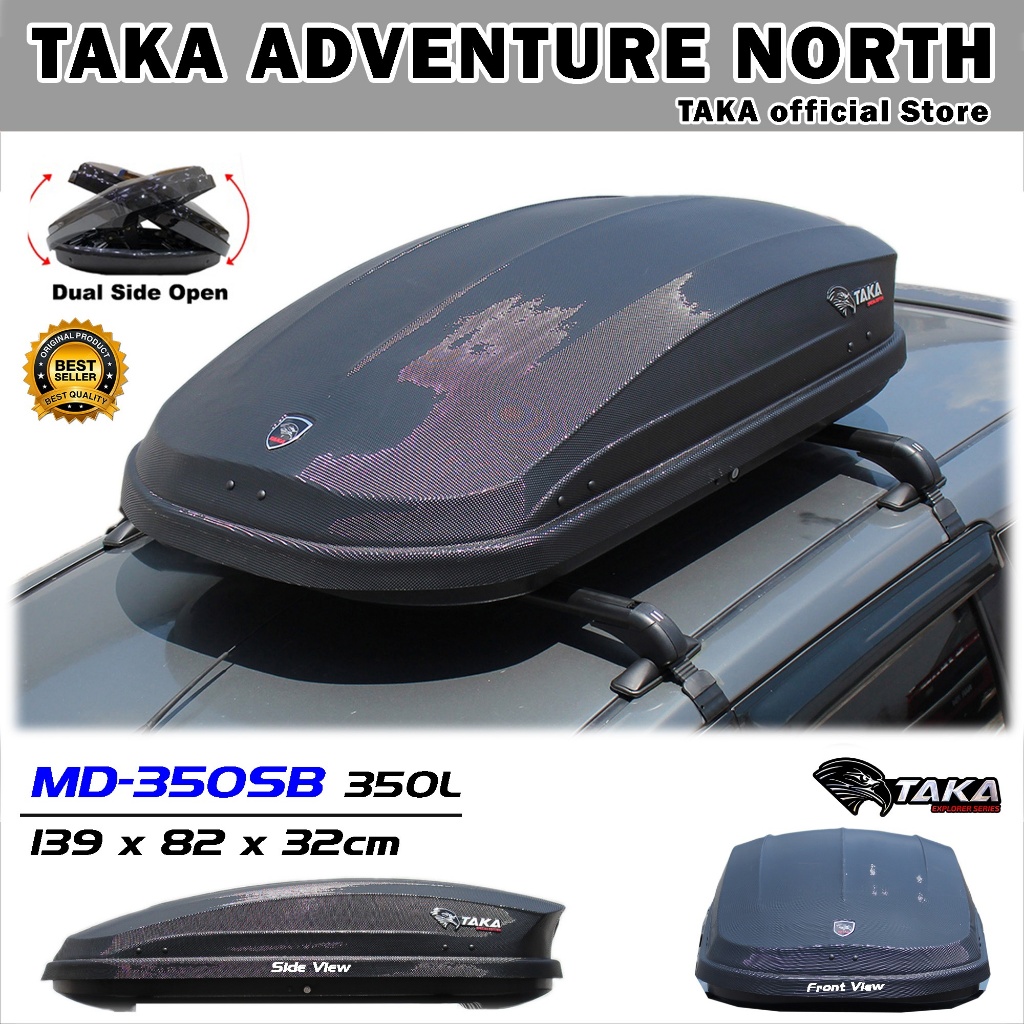 TAKA MD-350SB Bubble Design Car Roof Box [Special Edition] [L Size ...