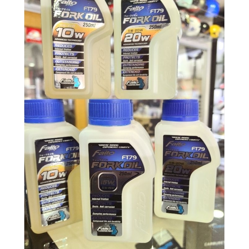 FAITO RACING FORK OIL 10W 15W 20W -250ml ABSOLUTE PERFORMANCE | Shopee ...