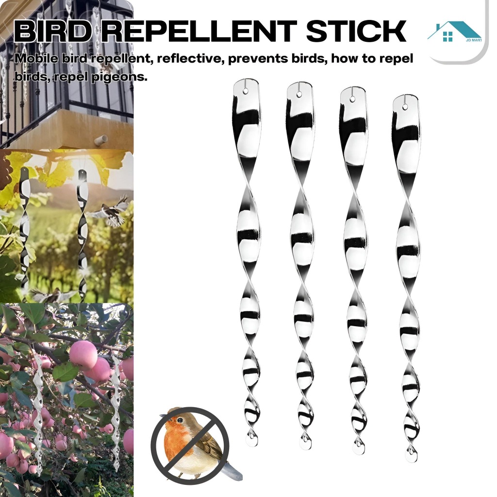 Bird Driving Stick Reflective Garden Bird Repelling Tool Bird Repellent ...