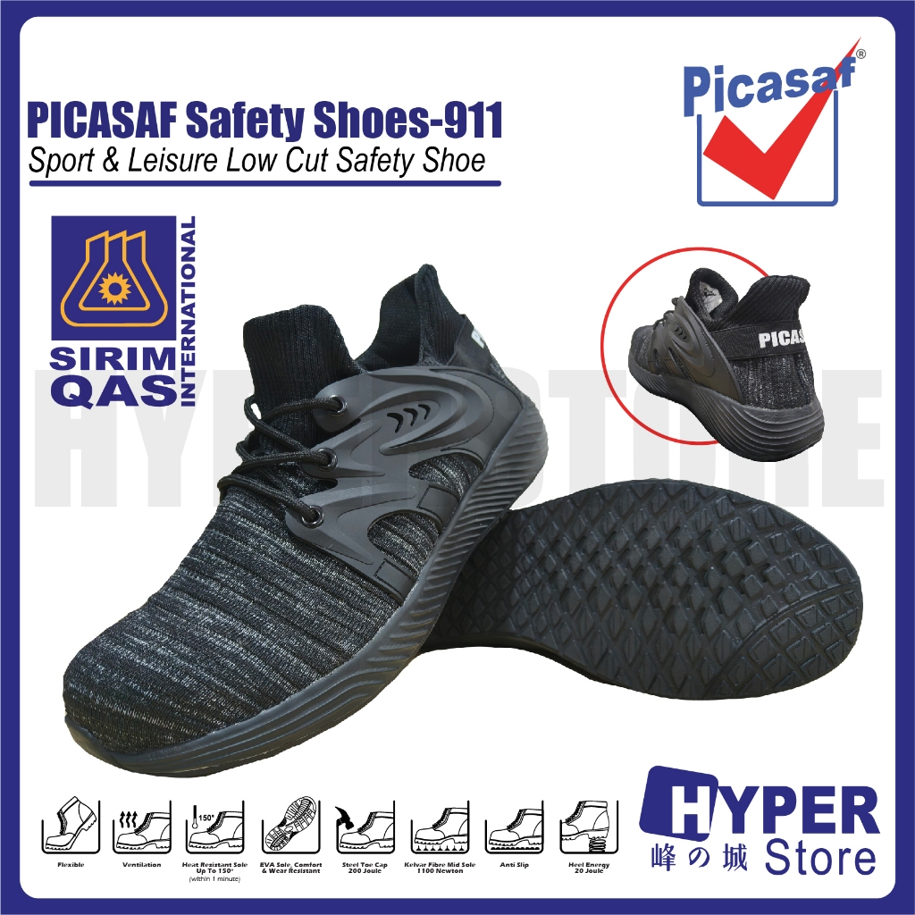 PICASAF 911 Sport & Leisure Low Cut Safety Shoe // COLEX Safety Steel ...