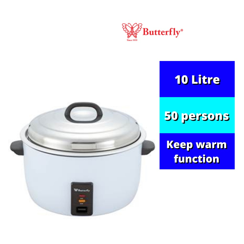 Butterfly Electric Rice Cooker (10L) BRC-6050 | Shopee Malaysia