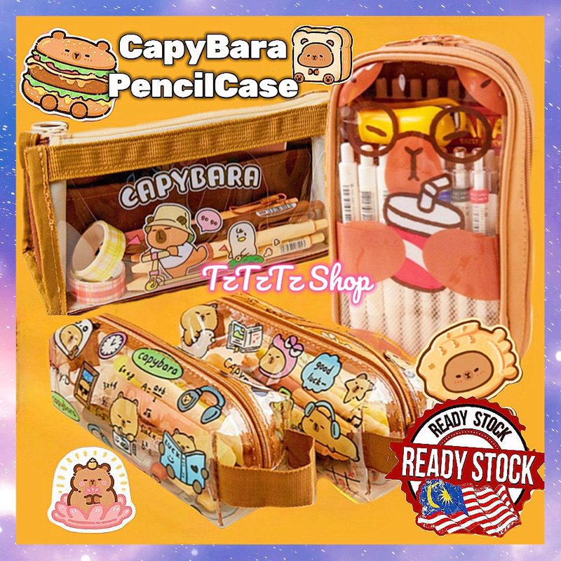 CapyBara Pencil case Keychain Cute Bag wallet Door Gift Present Capy ...