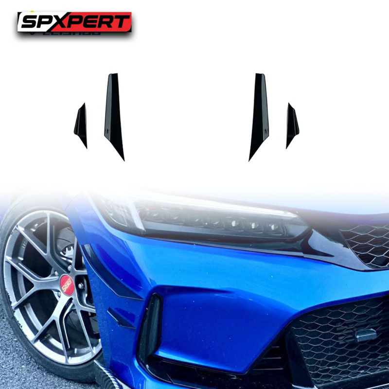 Honda civic fe FL5 front bumper canard | Shopee Malaysia