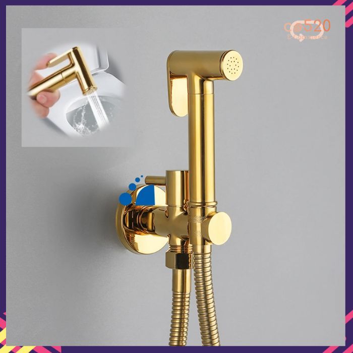 Gold Series Stainless Steel Bidet Spray Toilet Spray Bathroom Bidet Set ...