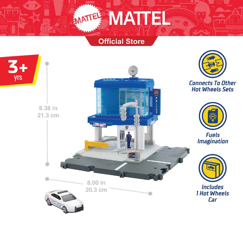 Matchbox Action Drivers Playset - Police Traffic Center (HJT89 ...