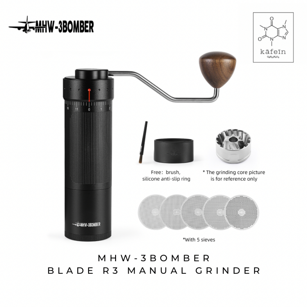 MHW-3Bomber Blade R3 Manual Coffee Grinder | 48MM Burr | External ...