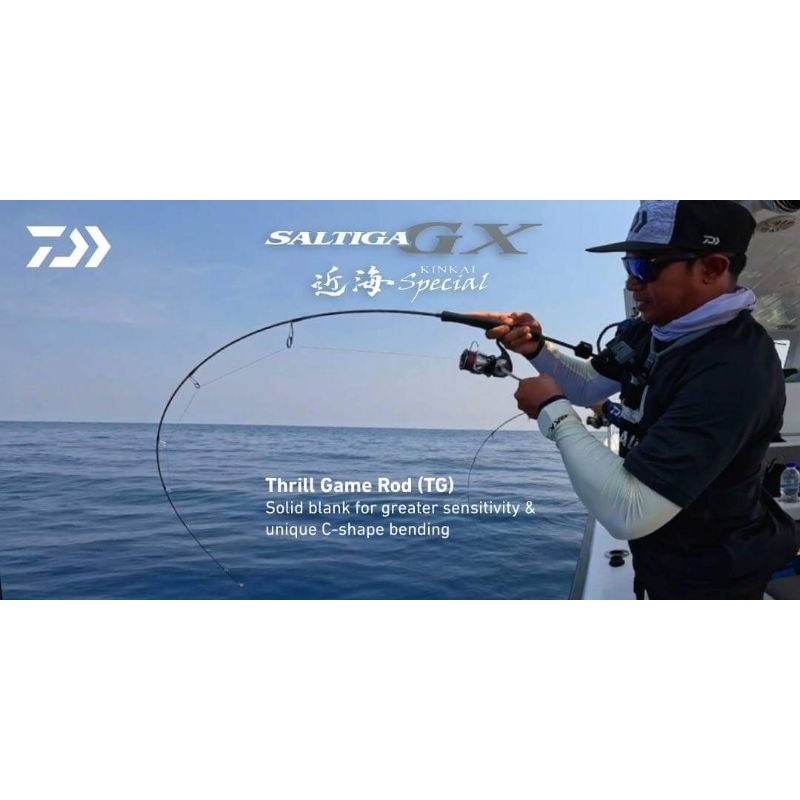 DAIWA 24' SALTIGA GX LJ TG (kinkai special) Jigging spinning fishing rod | Shopee Malaysia