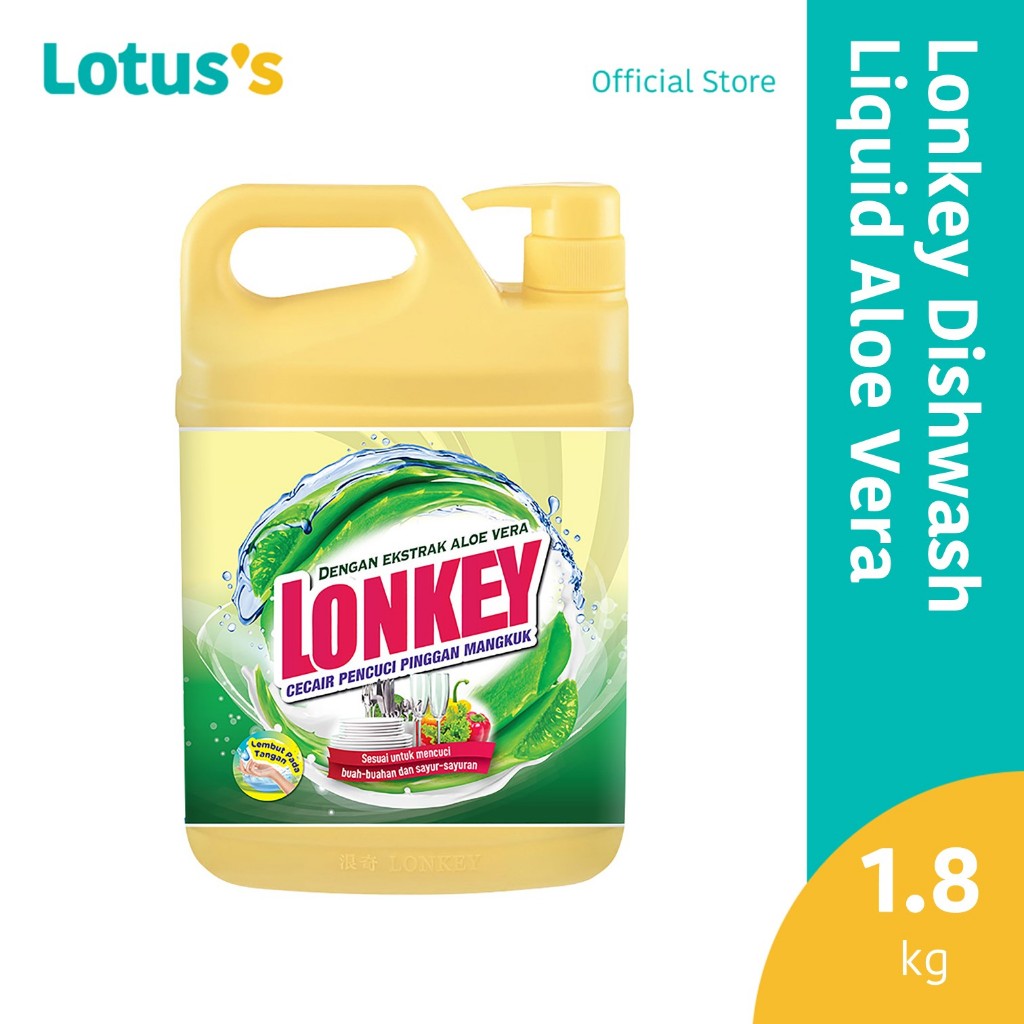 Lonkey Aloe Vera Extract Dishwashing Liquid 1.8kg | Shopee Malaysia
