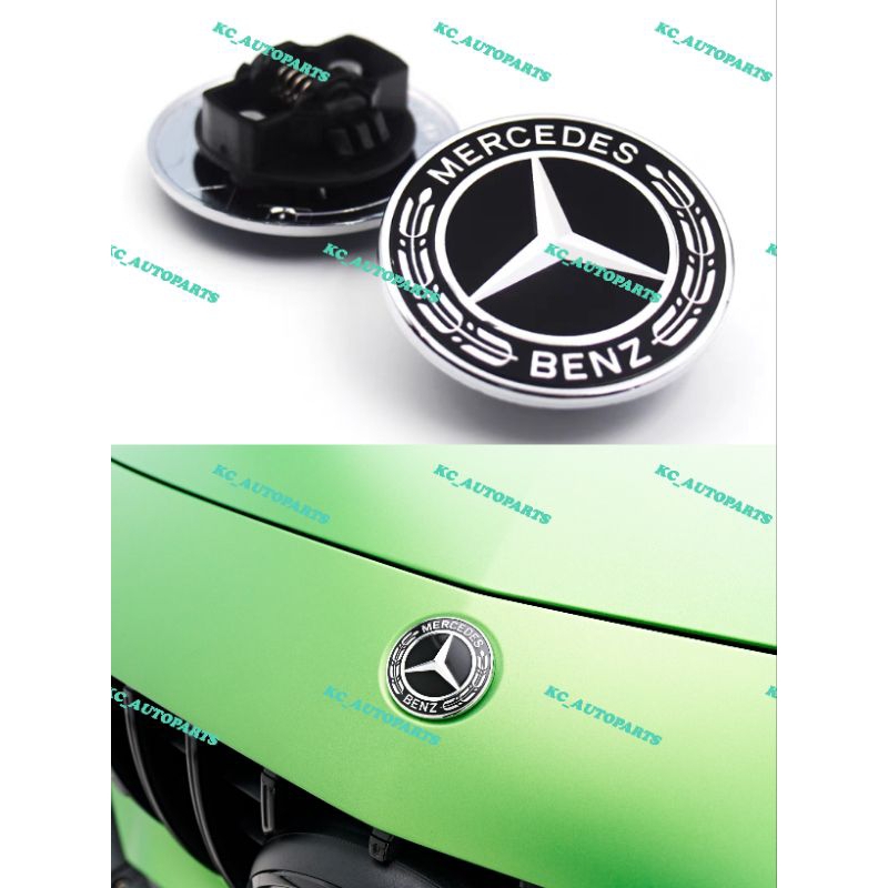 Front Hood Bonnet Emblem Logo Badges Mercedes-Benz W203 W204 W202 W208 ...
