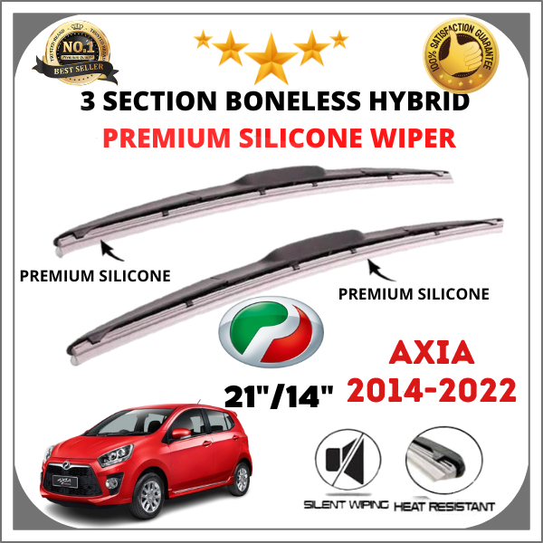 [PREMIUM SILICONE] PERODUA AXIA 2014-2022 PREMIIUM 3 SECTION SILICONE ...