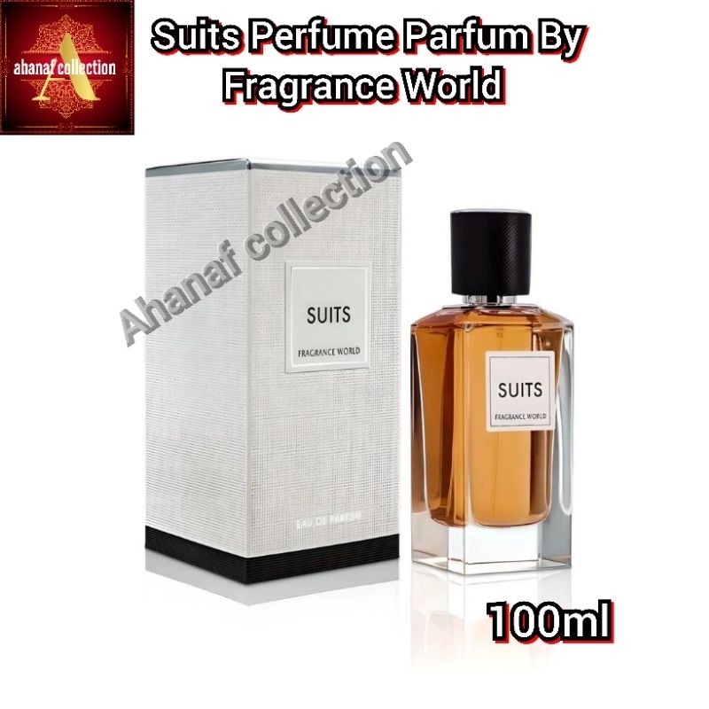 Suits Perfume 100ml Eau De Parfum By Fragrance World | Shopee Malaysia