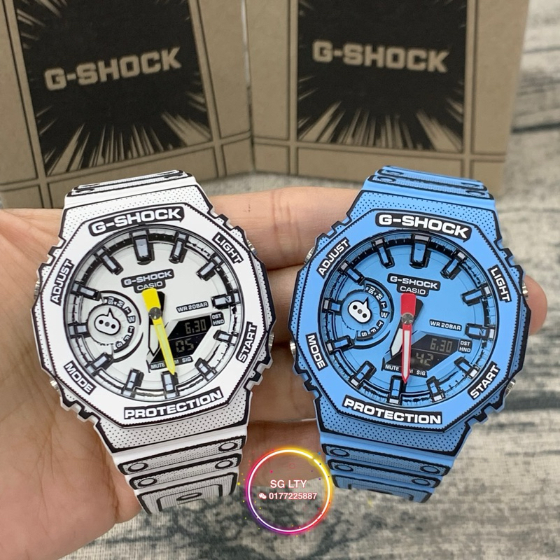 G-SHOCK MANGA x GA-2100MNG-7A/GA-2100MNG-2A *ASIA SET* captures the ...